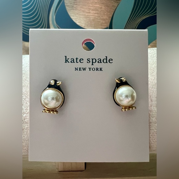 kate spade | Jewelry | Nwt Penguin Stud Earrings | Poshmark